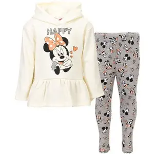 Disney Fleece Pullover Hoodie And Leggings Set - Oatmeal Heather