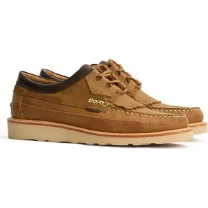 Barbour Grindon Lugged Kiltie Lace-up Shoe - Light Tan/chocolate
