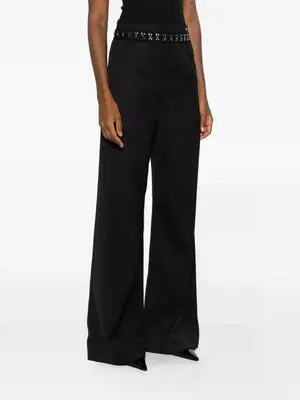 NISSA Embellished-waist Trousers