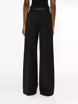 NISSA Embellished-waist Trousers
