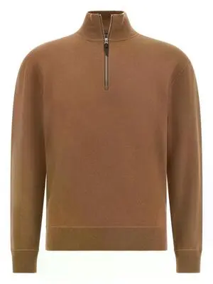 Boggi Milano Half-zip Long Sleeve Sweater