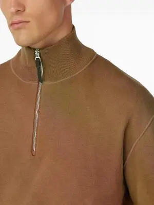 Boggi Milano Half-zip Long Sleeve Sweater