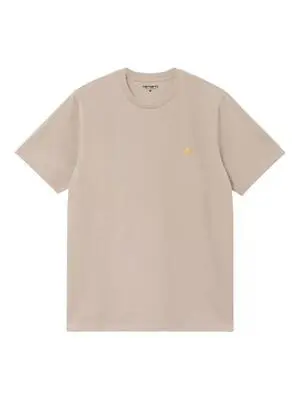 Carhartt Work In Progress Embroidered-logo T-shirt Neutrals