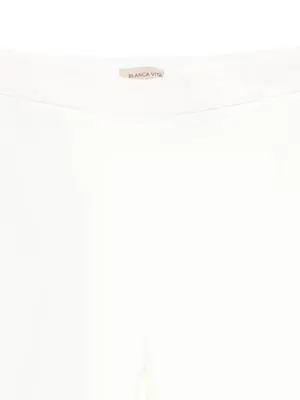 BLANCA VITA High-waisted Flared Trousers