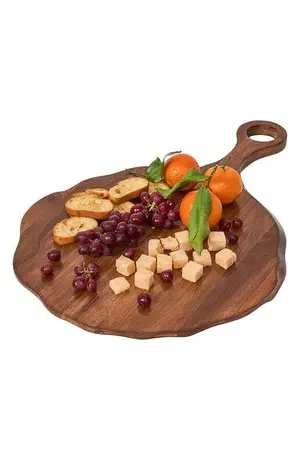 JULISKA Puro Round Teak Serving Board