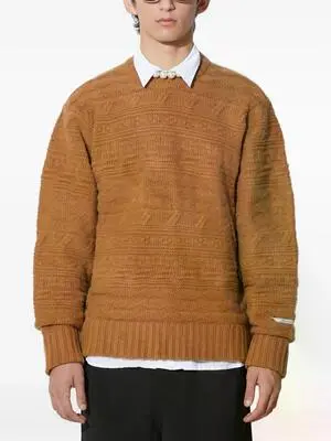 ADER ERROR Cable-knit Crew-neck Sweater