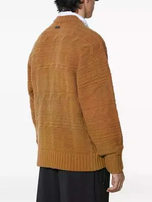 ADER ERROR Cable-knit Crew-neck Sweater