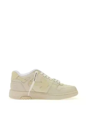 Off-White Arrow-detail Leather Sneakers