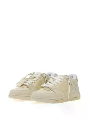 Off-White Arrow-detail Leather Sneakers