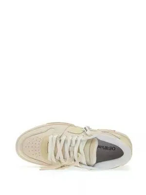Off-White Arrow-detail Leather Sneakers