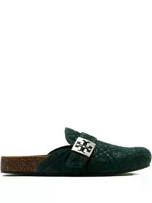 Tory Burch Logo-buckle Flat Mules