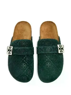Tory Burch Logo-buckle Flat Mules