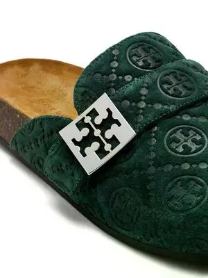 Tory Burch Logo-buckle Flat Mules
