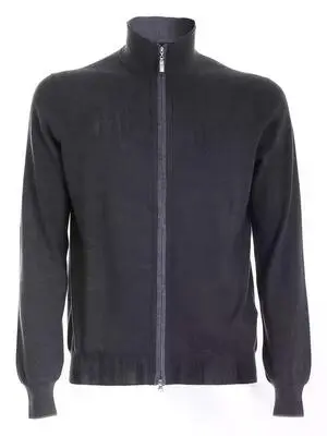 GIUUNO High-neck Zip-up Cardigan