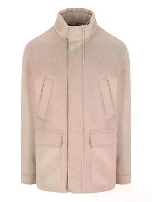 Zegna Cashmere High-neck Jacket