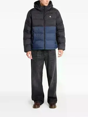 Calvin Klein Hooded Colour-block Puffer Jacket