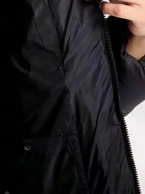 Calvin Klein Hooded Colour-block Puffer Jacket