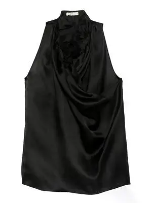 Khaite Meegan Sleeveless Top - Black