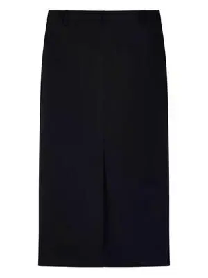 Tibi Rear-vent Midi Skirt