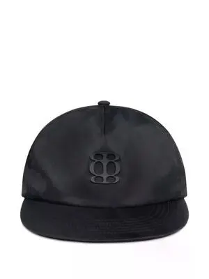 ROUGH. Baseball Cap With Patch Emblem - Black