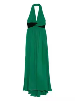 Elie Saab V-neck A-line Maxi Dress