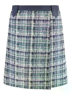 Etro Bouclé-knit Midi Straight Skirt