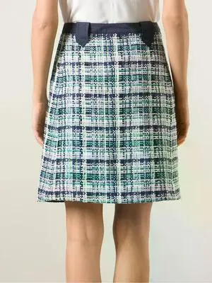 Etro Bouclé-knit Midi Straight Skirt