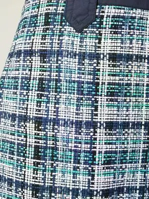 Etro Bouclé-knit Midi Straight Skirt