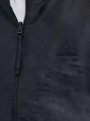 Adidas Logo-plaque Zip-up Jacket