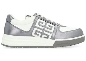 Givenchy G4 Low Top Sneakers - White/silver