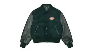 StÜssy Script Oval Varsity Jacket