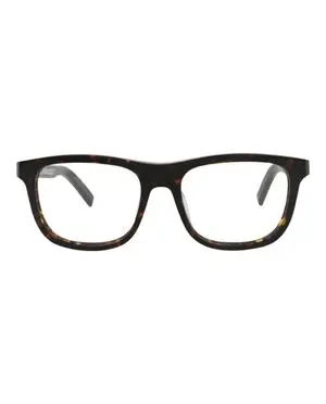 Berluti Square Acetate Optical Frames - Havana Havana Transparent (bl50013u/54/052)