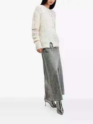 ALLSAINTS Open-knit Side-split Sweater