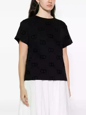TWINSET Logo-pattern T-shirt