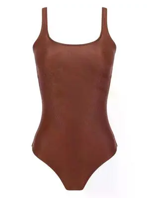 LYGIA & NANNY Low-back Swimsuit - Brown