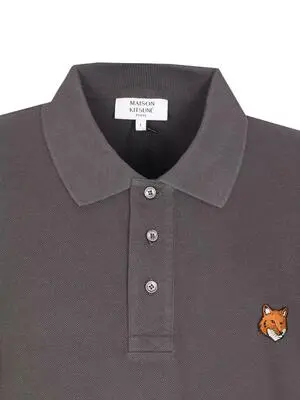 Maison Kitsuné Cotton Polo Shirt - Grey