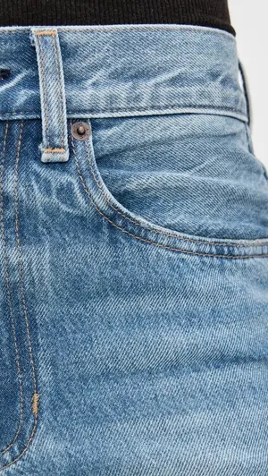 A.L.C. The 009 Cropped Flare Jeans - Light Classic Blue