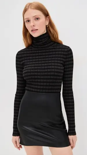 MAISON MARGIELA Striped Turtleneck Pullover
