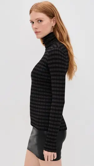 MAISON MARGIELA Striped Turtleneck Pullover