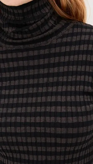 MAISON MARGIELA Striped Turtleneck Pullover