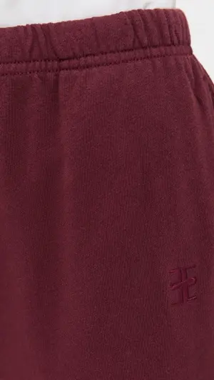 Eterne Boyfriend Pocket Sweatpants - Oxblood