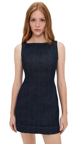 A.L.C. Sleeveless Denim Mini Dress