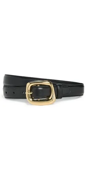 FRAME Organic Buckle Belt - Black