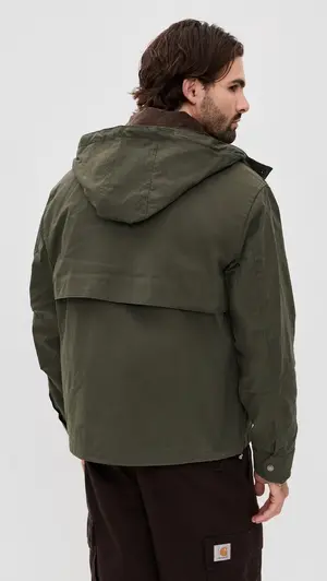 ALEX MILL Aberg Utility Jacket In Waxed Cotton