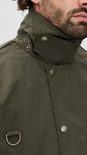 ALEX MILL Aberg Utility Jacket In Waxed Cotton