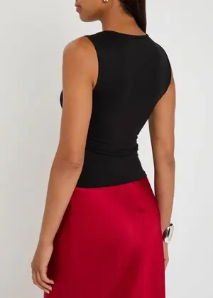 REFORMATION Bella Jersey Tank - Black