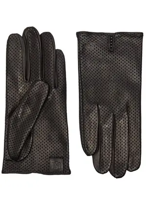 HANDSOME STOCKHOLM Perforated Leather Gloves