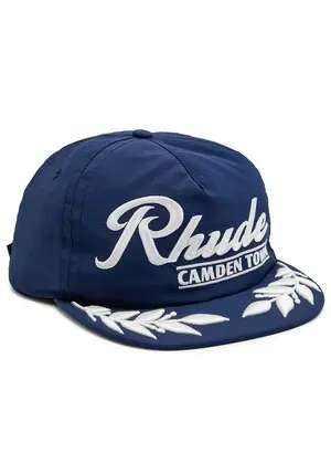 Rhude Camden Town Logo-embroidered Cap - Navy