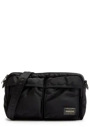 PORTER Nylon Cross-body Bag - Black
