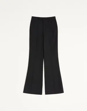 Valentino Garavani Nylon Gabardine Flare Trousers